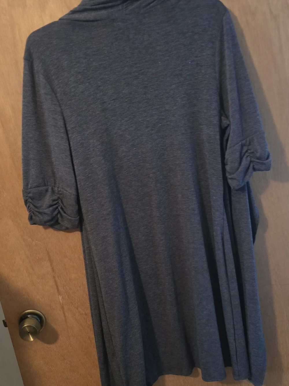 Delirious | Dresses | Charcoal Grey Dress Openfront Cardigan With ...
